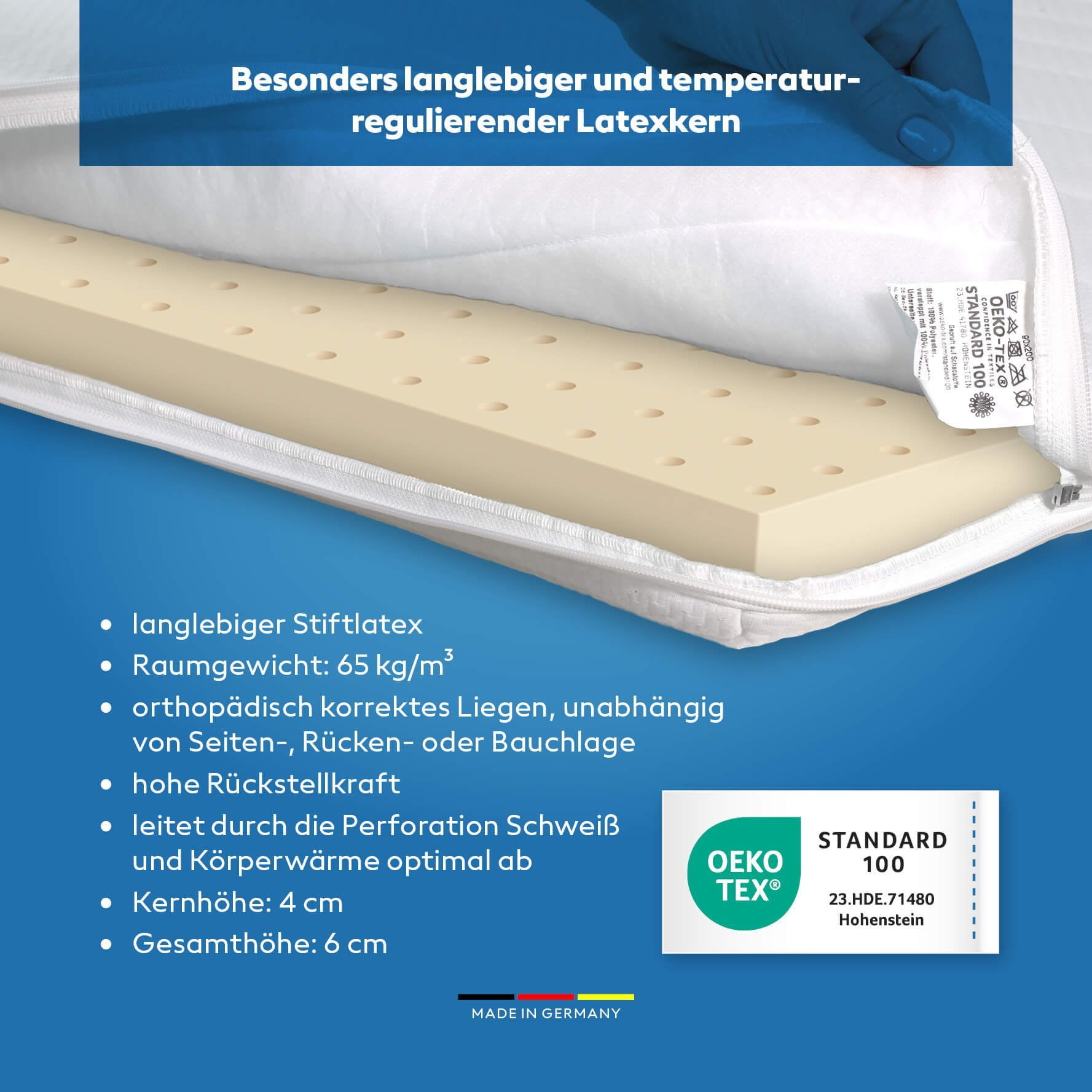 Faszinierend Latex Topper 90x200 Fotos